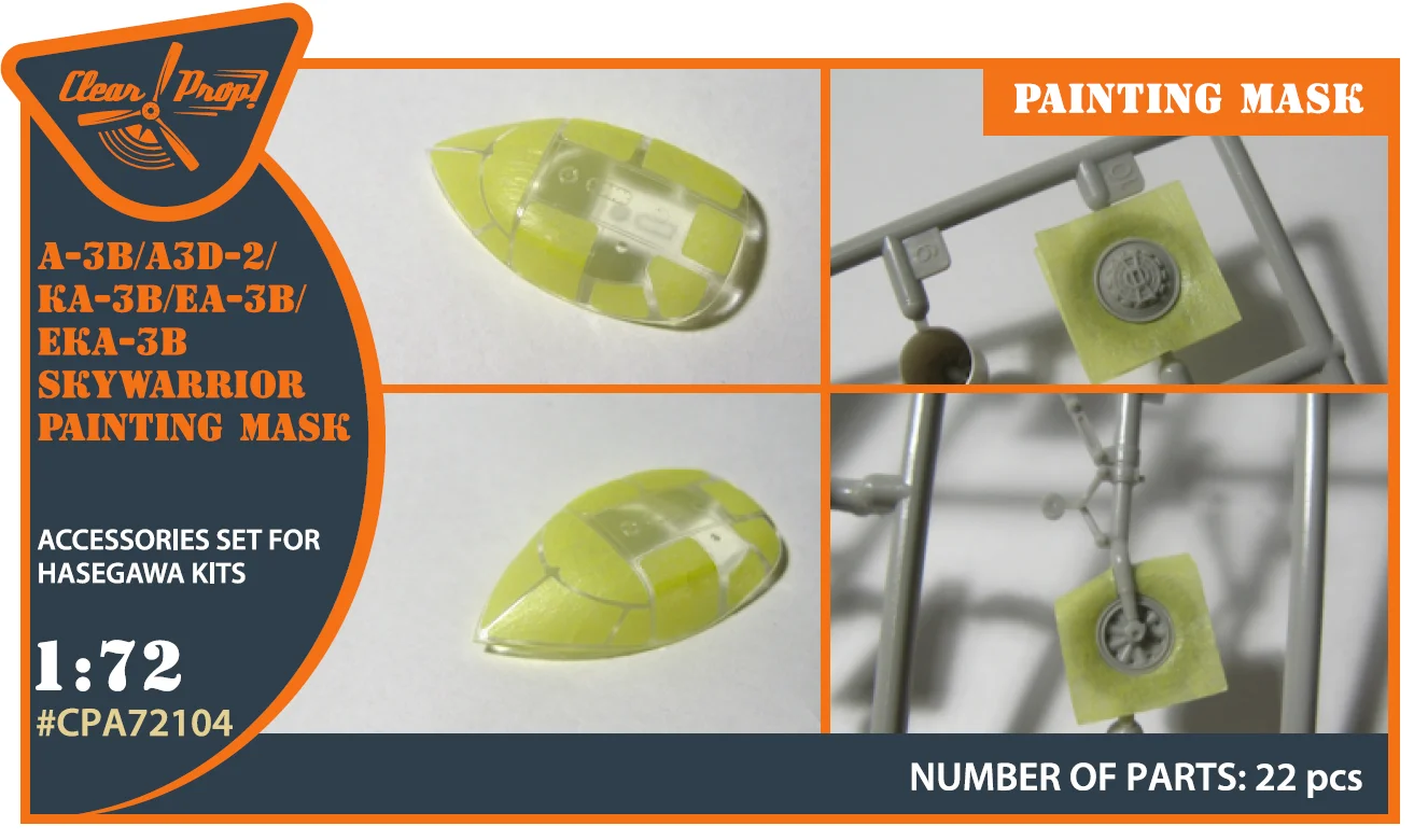 1:72 A-3B painting mask on | MN modelář